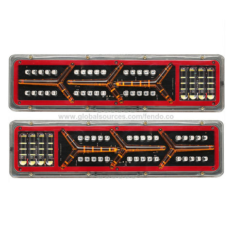 China DC 24V Stop Turn Reverse Signal Led Combination Truck Tail Lights ...