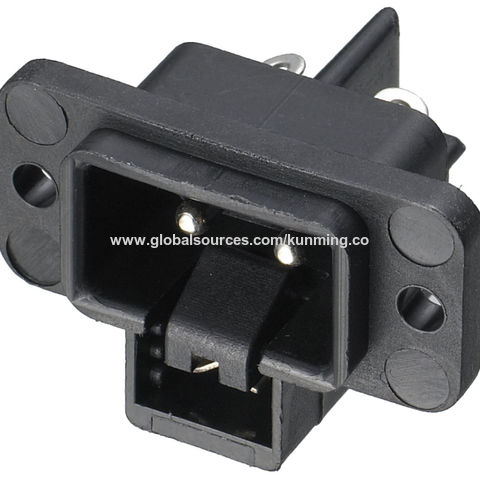 Taiwan UL Socket Safety AC Power Jack Connector AC 250V / 7A Polarized ...