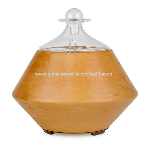 China Wood Essential Oil Nebulization Electric Waterless Diffuser for Office on Global Sources ...