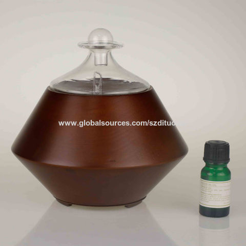 China Wood Essential Oil Nebulization Electric Waterless Diffuser for Office on Global Sources ...