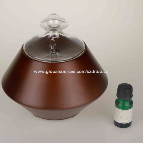 Buy Wholesale China Essential Oil Nebulization Wood Electric Waterless Diffuser For Office & Air ...
