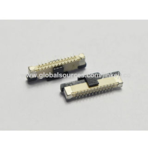 China FPC/FFC Connector,0.5mm pitch FPC W/ZIF Vertical SMT Type,24 Pin ...