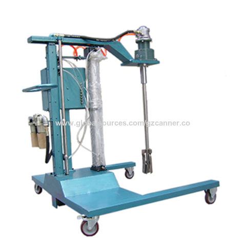 China Pneumatic Mixing Machine For IBC Drum (Trolley Type Air Lift ...