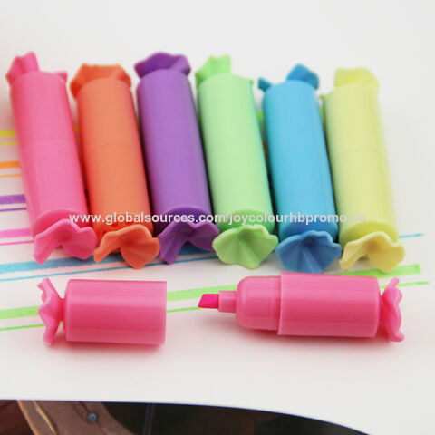 Buy Wholesale China Candy Marker,candy Shape Marker Pen,mark For Book,6 ...