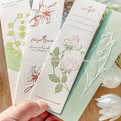 China Wholesales Custom Recycle Degradable Bookmarks Hang Tag Irregular ...