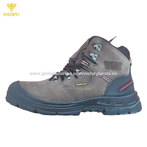 China Leather Industrial safety boots with steel toe,China safety work ...
