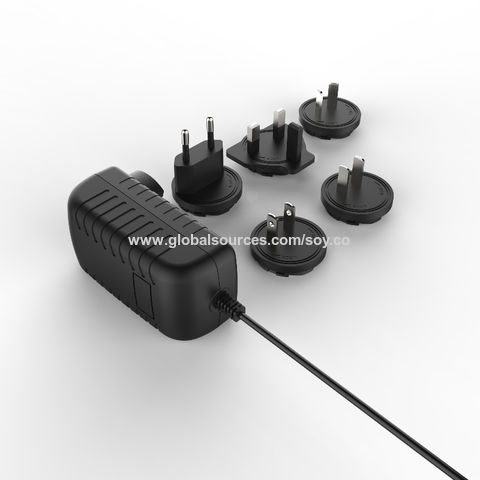China 12V 3A interchangeable power adapter universal travel adapter on ...