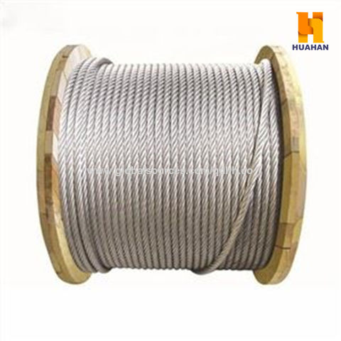 China 6X25Fi + FC/IWR Line Contacted Steel Wire Rope, Ungalvanized or ...