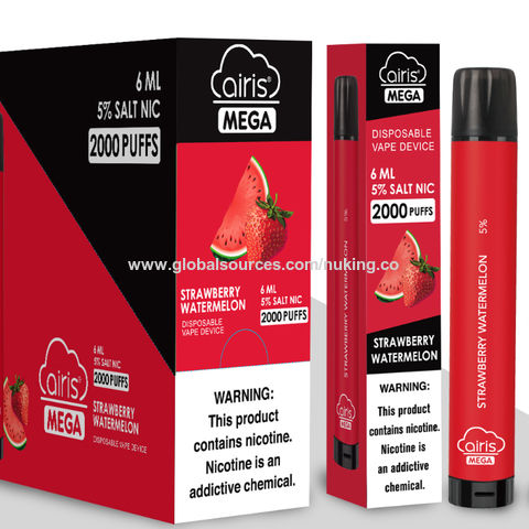 China Airis Mega 2000 Puff Plus Disposable Vape Pen E-Cigarettes 15 ...