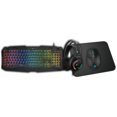 Wired Gaming Keyboard Mouse Headphone and Mouse Pad set For Game Office ...