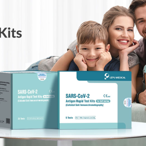 Lepu medical Rapid Antigen test (CE-0197 self test, 25 Tests /kit ...