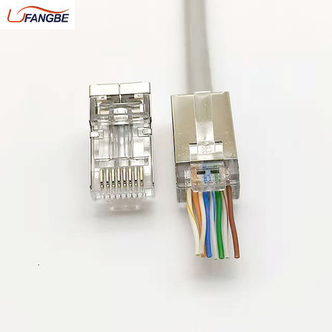 Buy Wholesale China Easy Pass Through Holes Rj45 Cat5e Cat6 Utp Ftp ...