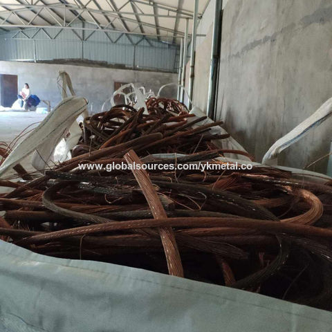 China Minerals & Materials Bare Bright Copper Scrap Wire 99.99% Purity ...