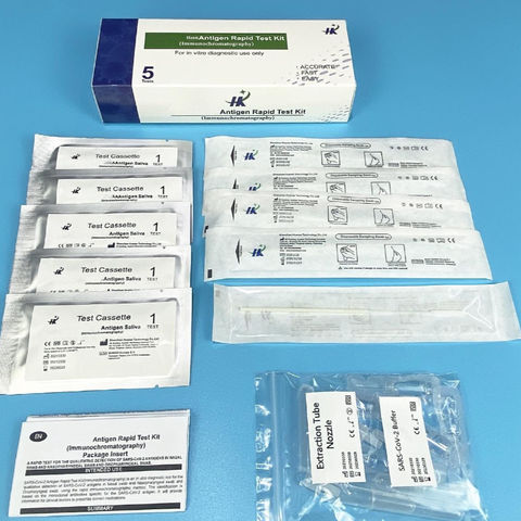 Buy Wholesale China Antigen Rapid Test Kits Swab Saliva 1/5/20tests Igg ...