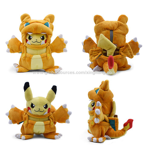 Creative Character plush toys Wearing Costume Mouth Open Cartoon Cute ...