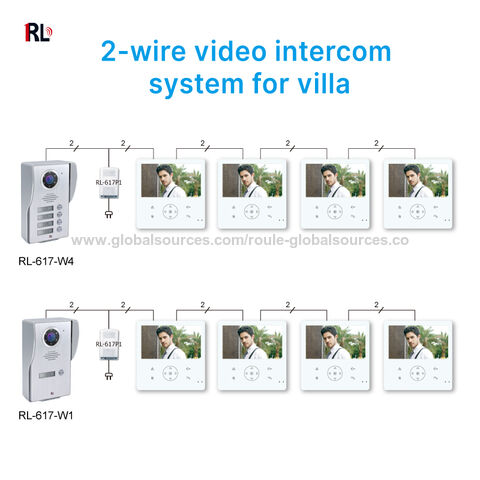 Buy Wholesale China Rl High Level Video Doorphone, 7 Inch Monitor For 2 ...