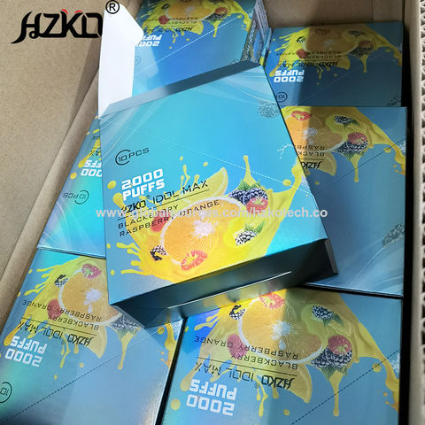 China HZKO IDOL MAX 2000PUFF Australian Most Hottest Disposable Vape ...