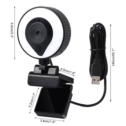 China LED Ring Light Webcam 4K USB Autofocus 2K 1080P Full HD Web ...