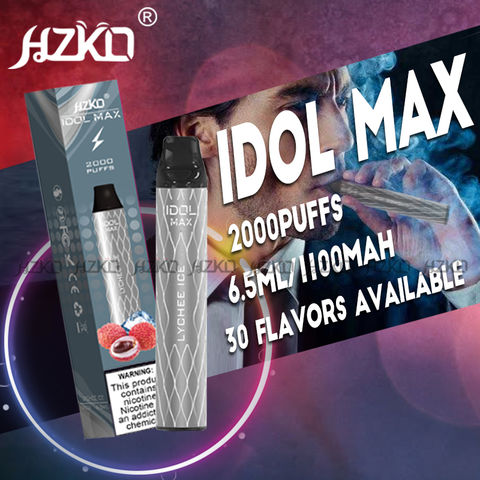 Disposable e-cigarettes HZKO IDOL MAX Disposable Vape Pen 2000 puffs ...