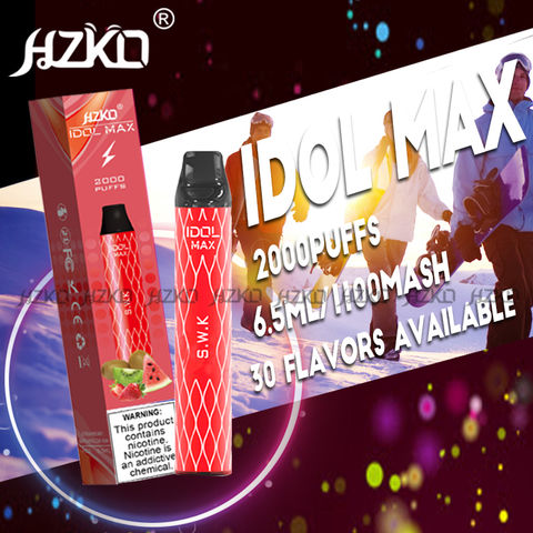 China Original HZKO IDOL MAX disposable vape pen 2000 Puffs 1100mAh ...