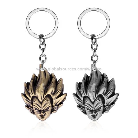 China Custom Japanese Anime Dragon Ball Z Carabiner Keychain Gold ...