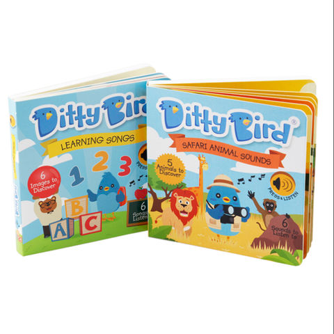 Music sound book board book with hidden buttons for kids, music book ...