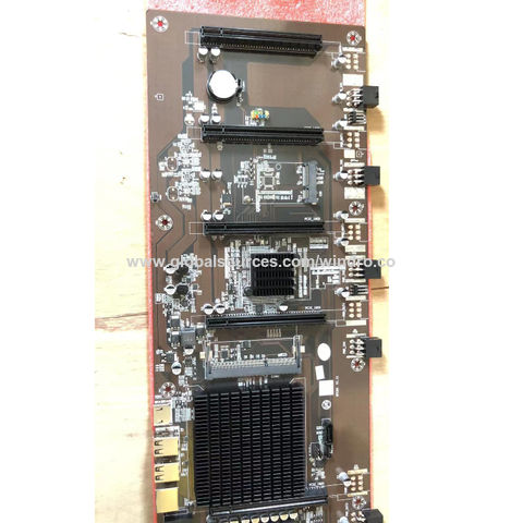 China 8 gpu motherboard mining with hm65 chipset and celeron 847 cpu ...