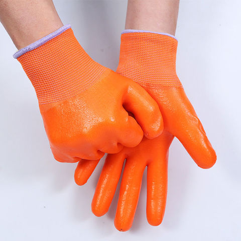 Buy Wholesale China Pvc Soaked Gloves 13-pin Nylon Pvc Hanging Plastic ...