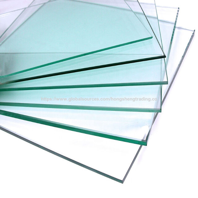 China Standard size exterior wall material 10 mm 12 mm tempered glass ...