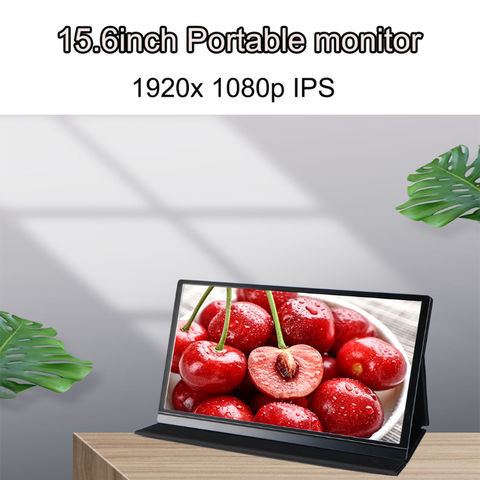 China 15.6 inch portable monitor with type C as second screen to work ...