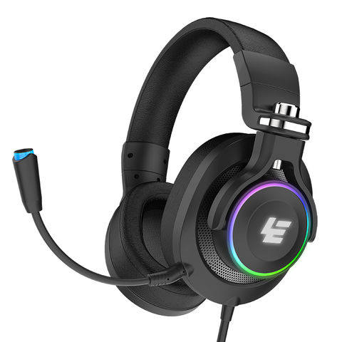 Factory price Static RGB gaming headphone headsets with adjustable ...