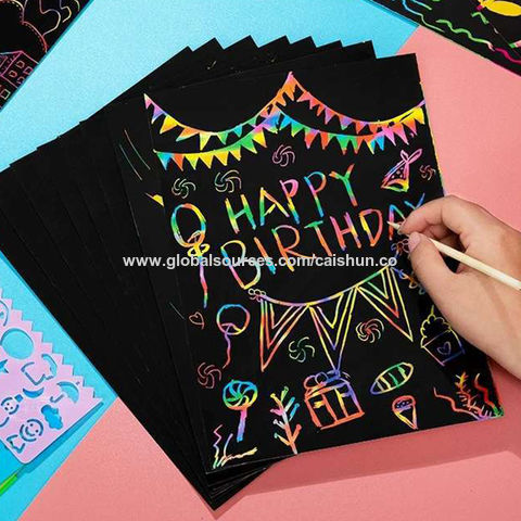 Superdots children's art sets kids Magic Scratch Pad arts craft ...