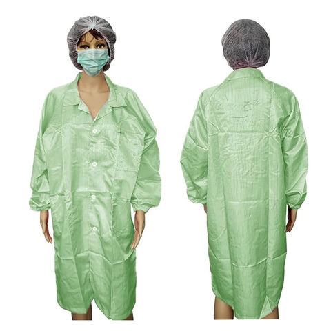 China Cleanroom ESD Smock Anti Static Garments Safety Apparels Available in Different Colors on ...