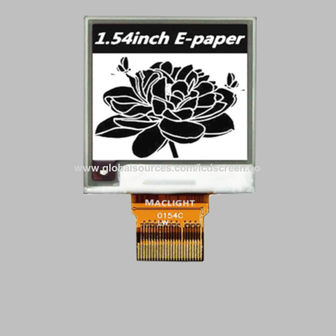1.54 inch epaper lcd display module 152x152 resolution SPI interface, 1 ...