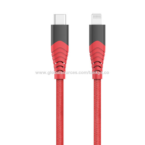 China MFi certified Dual color injection USB C to lightning cable on ...