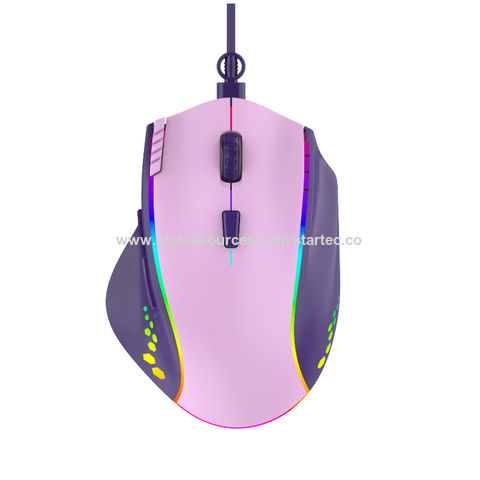 China Gaming Mouse Big Size Private Purple Color Ergo Design ST-GM386 ...