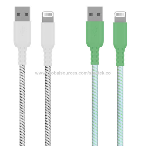 Buy Wholesale China C89 Braided Colored Oem Strong Mfi Lightning Cable ...