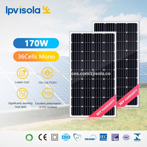 Buy Wholesale China 170w/180w/190w Mono 156 Cells Solar Module Pv ...