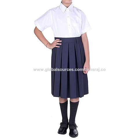School Uniform For Girls Shirt And Skirt With Customization - Expore ...