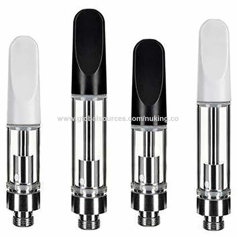 China No Leak Empty Disposable 510 Carts Atomizer Screw Ceramic CBD THC ...