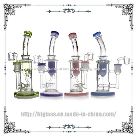 Buy Wholesale China 8.8 Inches Inline Diffuser Perc Oil Recycler Bong ...