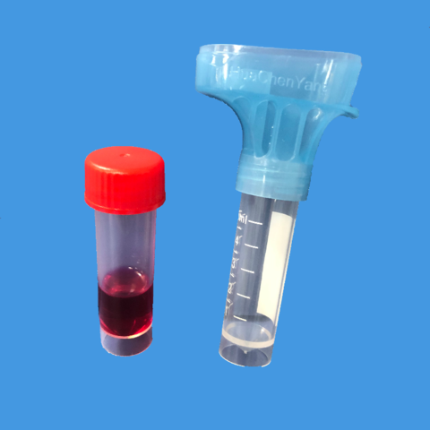 China Dna saliva collection sample collection test kit with swab on ...