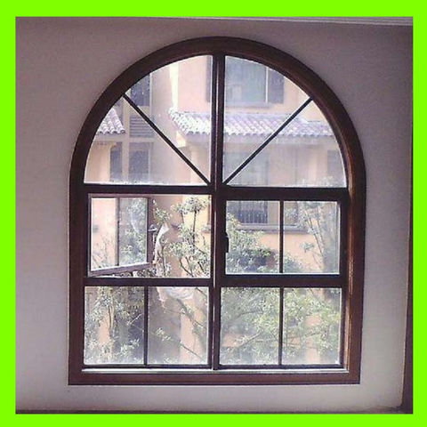 China Aluminum glass arch bay window on Global Sources,aluminum window ...