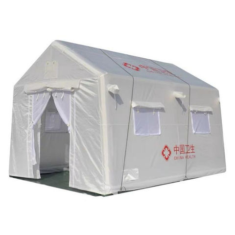 China Outdoor emergency relief inflatable tent large exercise tent ...