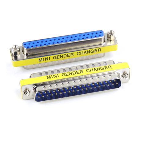 China 37 pin D-sub Connector Male to DB37 Female Serial Mini Couple ...