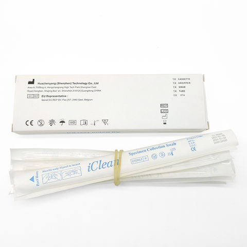 Buy Wholesale China Iclean Lyher Saliva Swab Antigen Nasal Swab Rapid ...