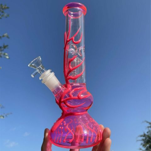 Buy Wholesale Greece 10inch Pink Water Pipe Glass-bongs Hookah Smoking ...