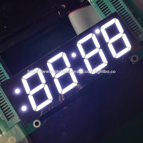 Buy Wholesale China Ultra-white 4 Digit 1.2" 7 Segment Led Clock ...