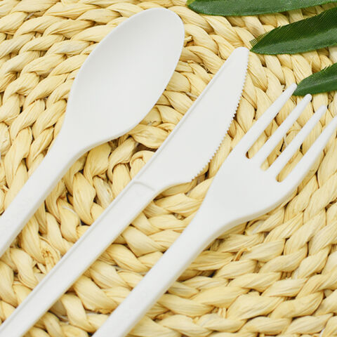 Buy Wholesale China Biodegradable And Compostable Disposable Cpla Cutlery Set Eco-friendly Knife ...