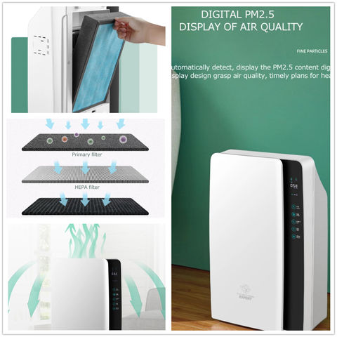 China Air purifier hepa floor stand home smart air purifier filter ...